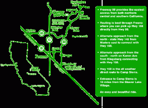 map – Camp Sierra